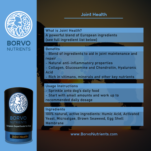 Borvo Nutrients | Joint Health for Dogs